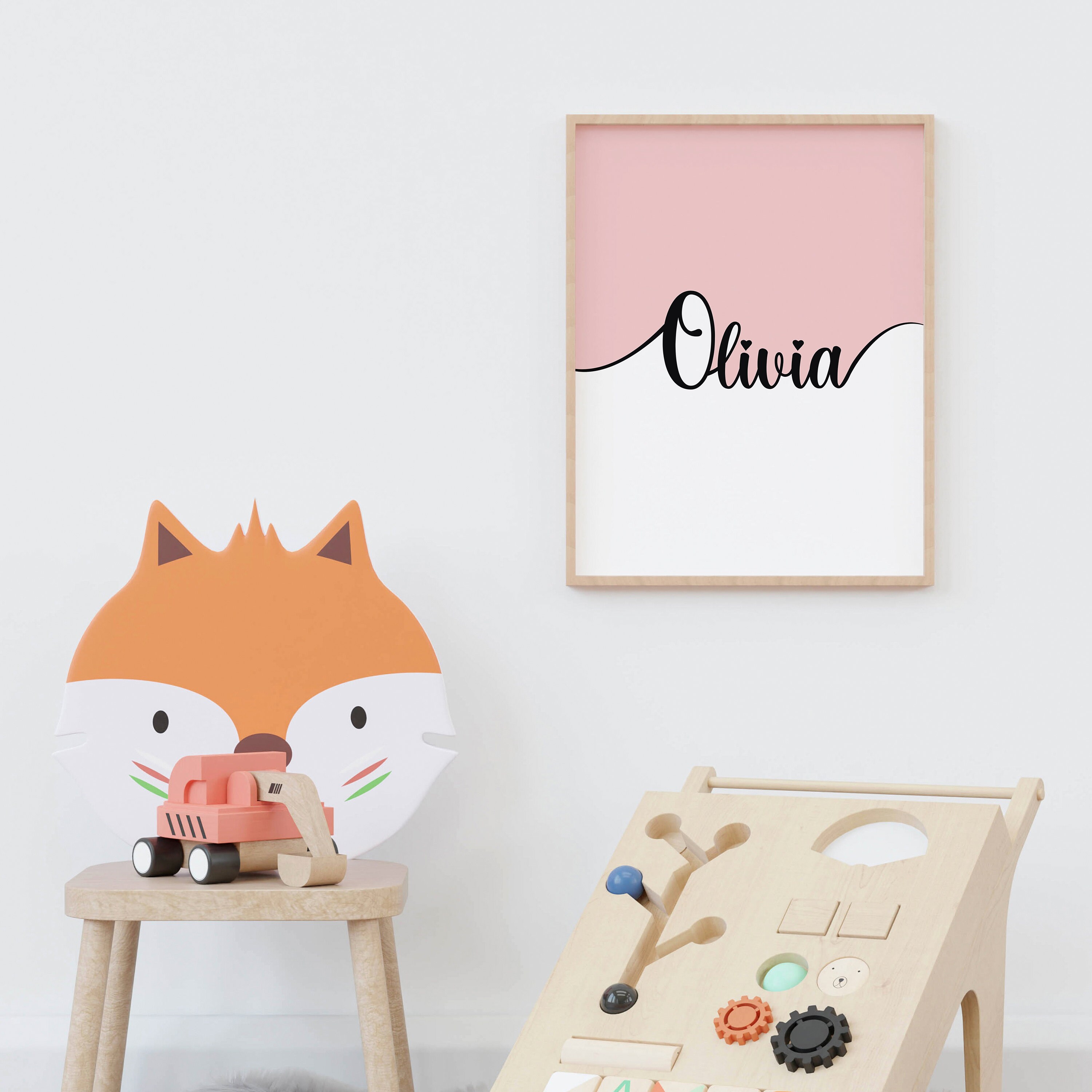 Printable Baby Name Sign Personalised Baby Gift for Nursery - Etsy