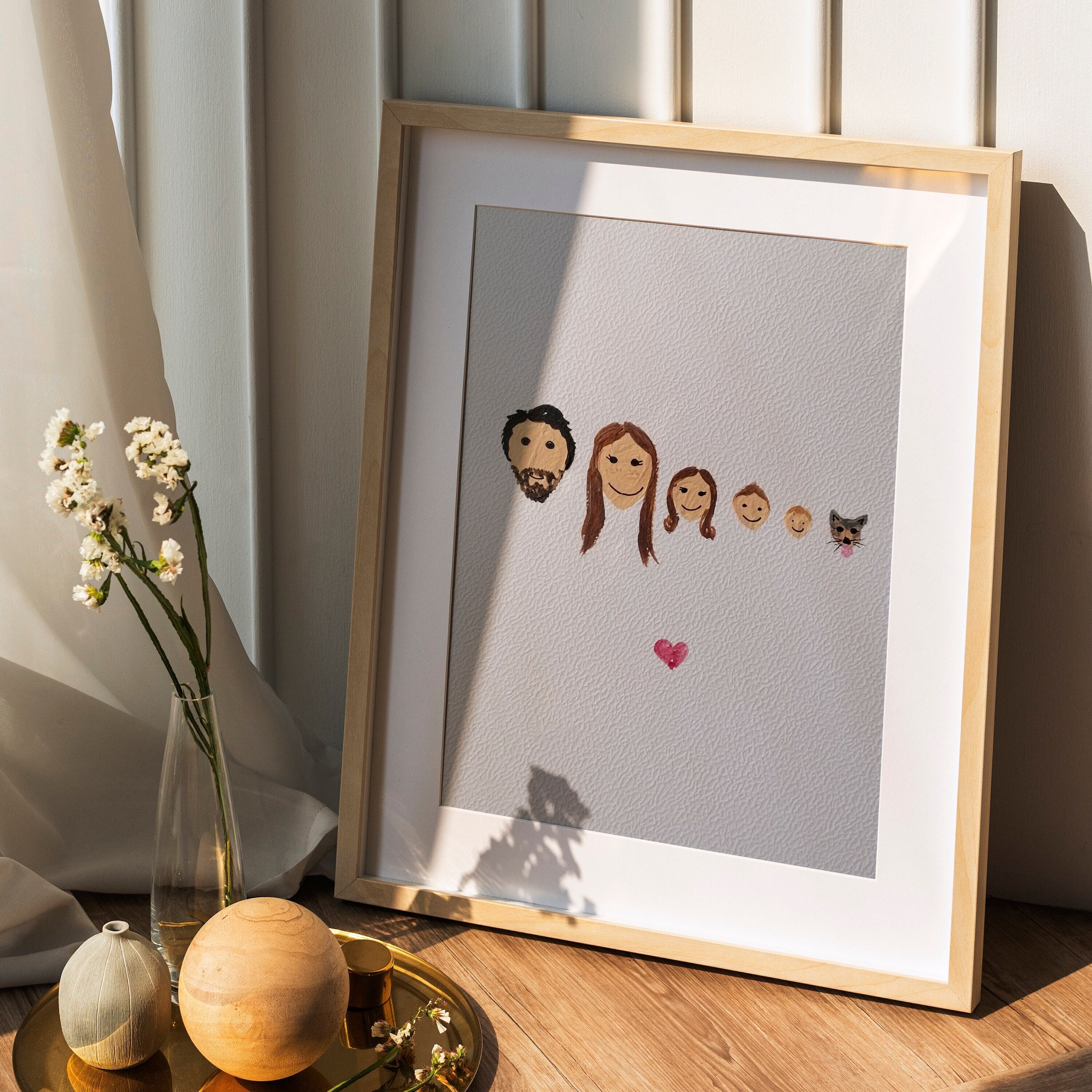 Personalised Mother's - Father's Day Gift - Handmade Anniversary Gift ...