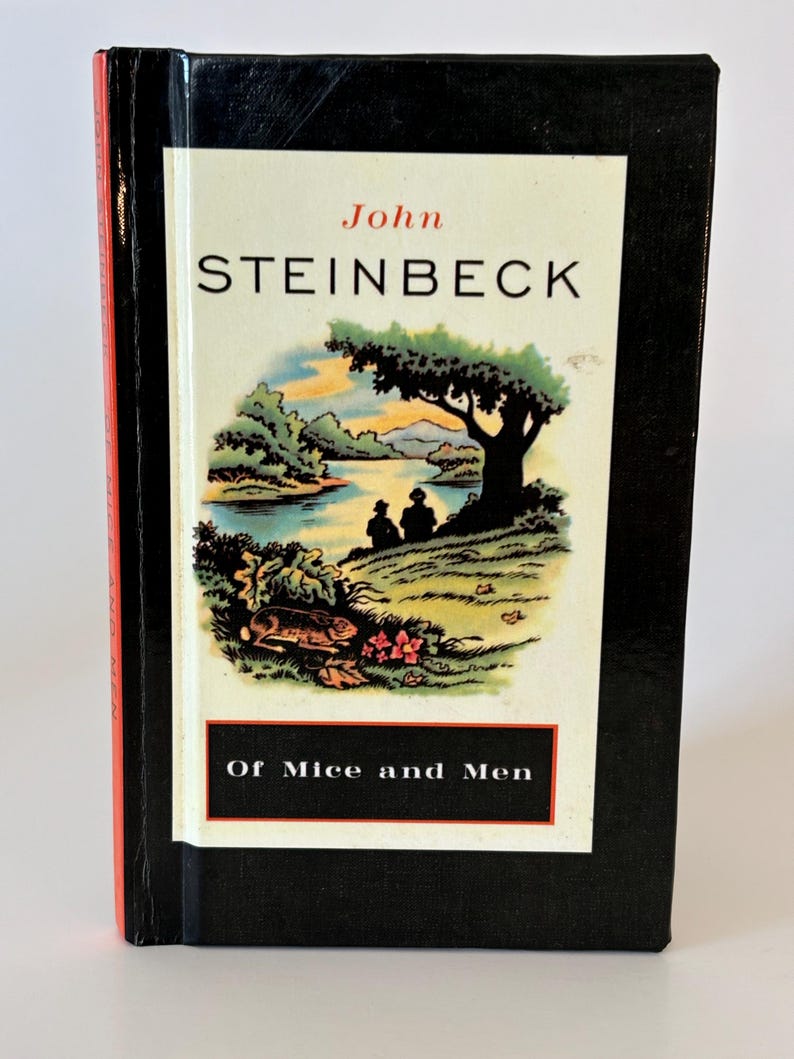 Of Mice and Men - John Steinbeck - 1993 Hardcover Edition - Etsy