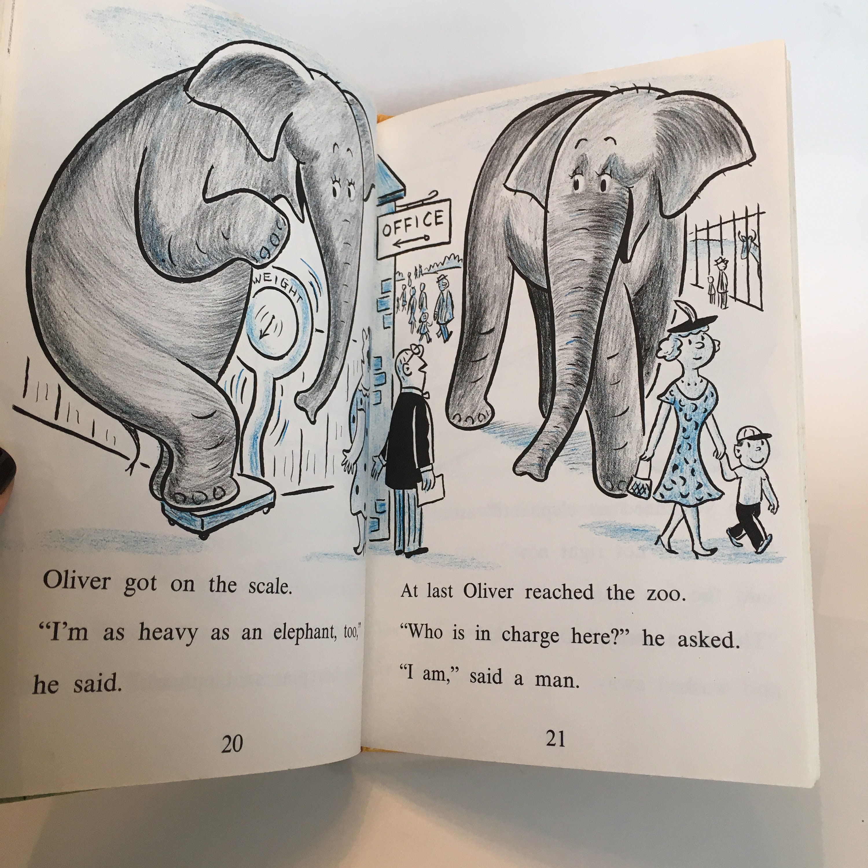 1960 First Edition, Oliver by Syd Hoff, Vintage I CAN READ Book - Etsy