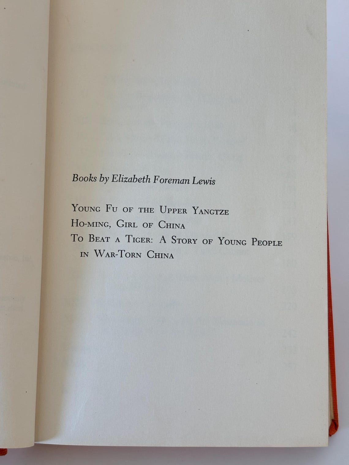 Young Fu of the Upper Yangtze, by Elizabeth Foreman Lewis, 1975 Second ...