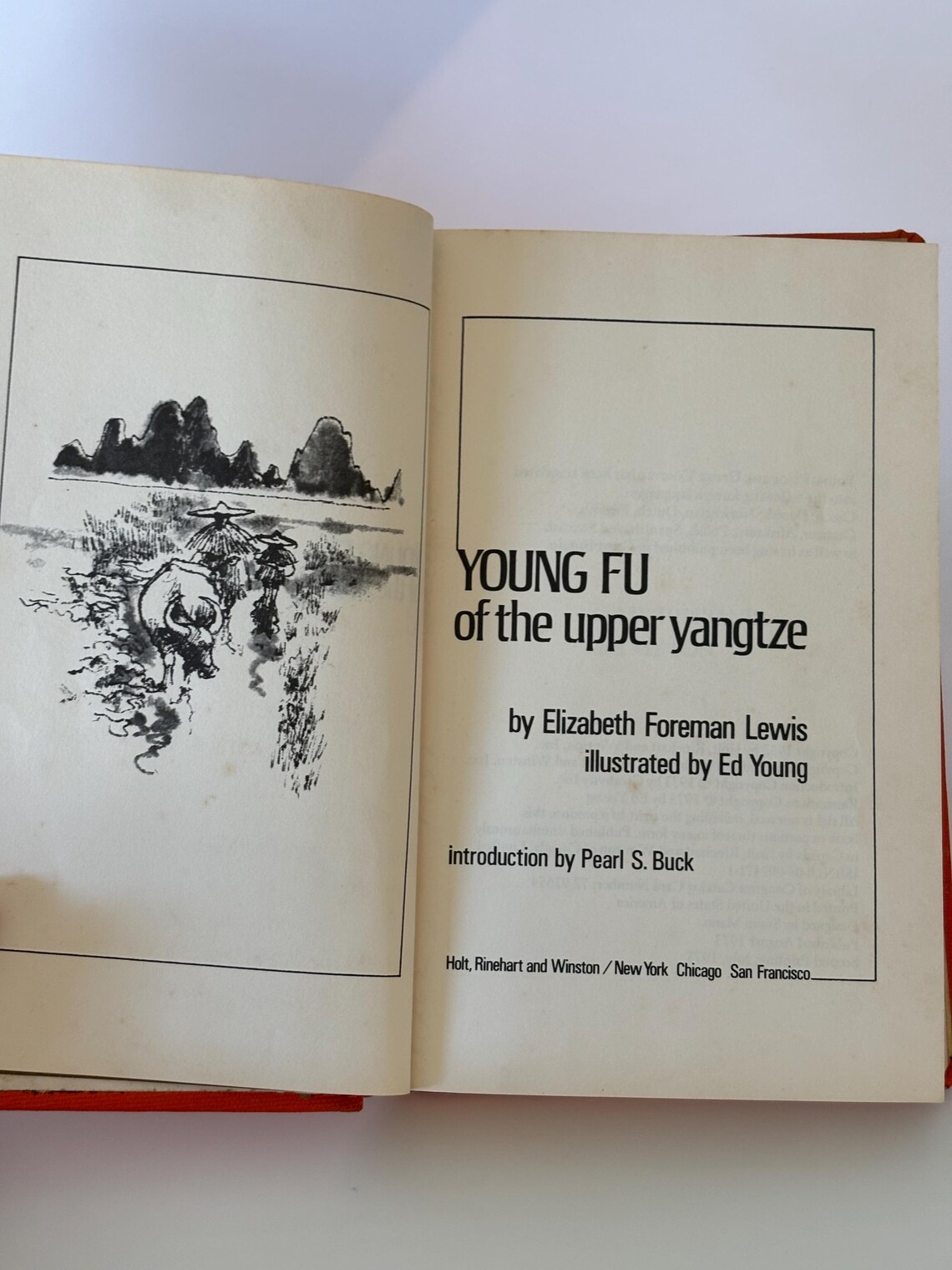 Young Fu of the Upper Yangtze, by Elizabeth Foreman Lewis, 1975 Second ...