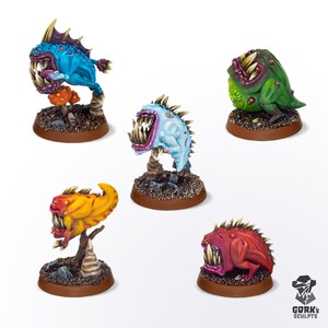 Colossal Cave Monster Miniatures V1 5 Small Monsters Gork's Sculpts - Etsy