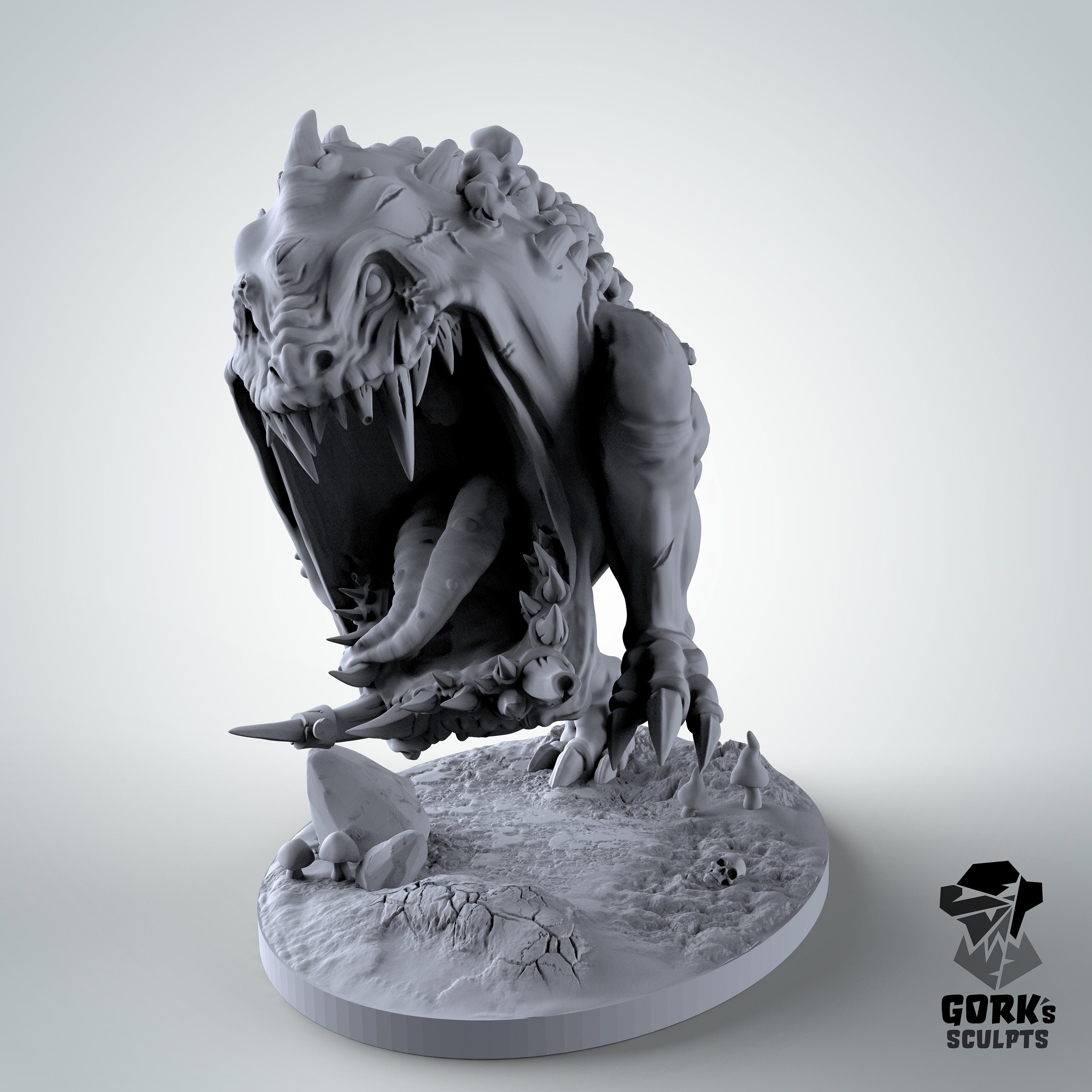 Colossal Cave Monster V1 Printed Gork's Sculpts - Etsy UK