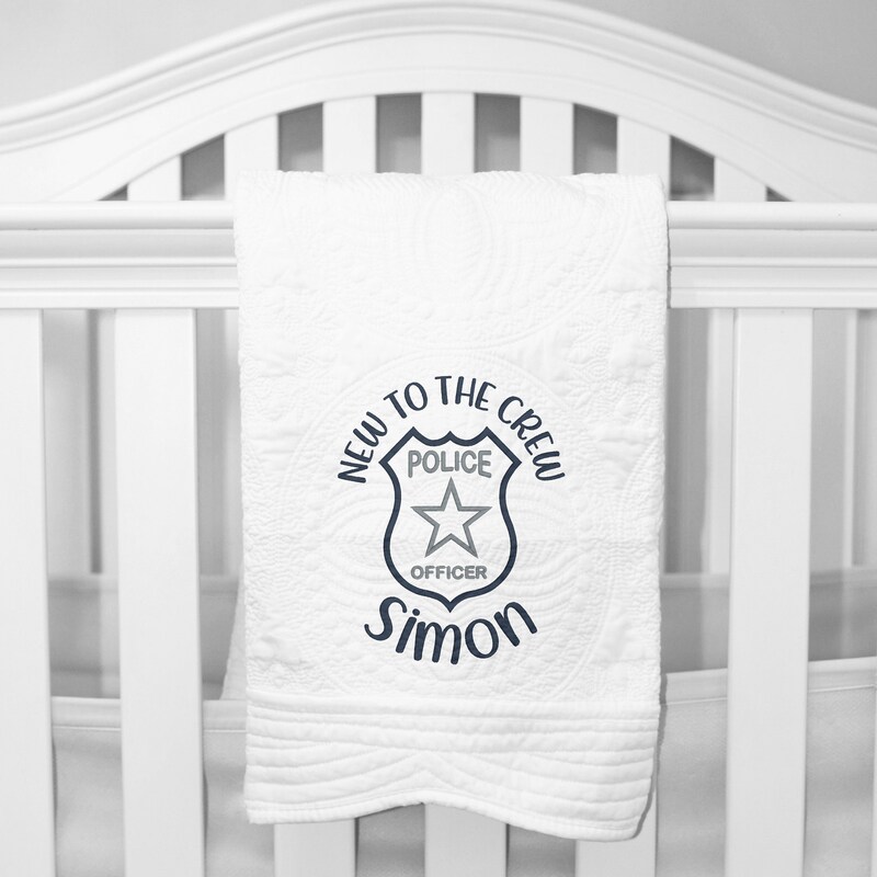 Police Officer Quilt - Etsy