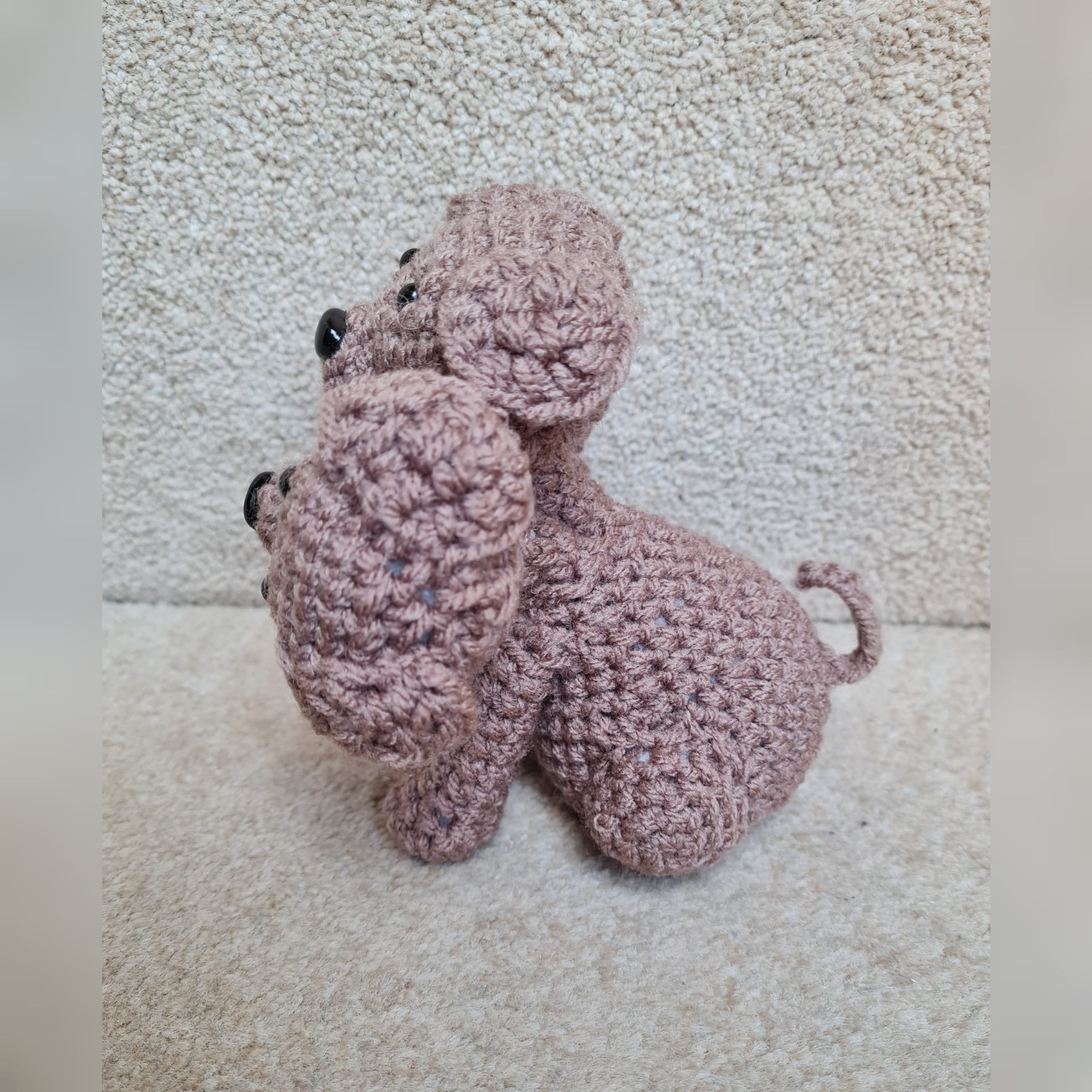 3 Headed Puppy Cerberus Crochet Plush Toy | Etsy UK