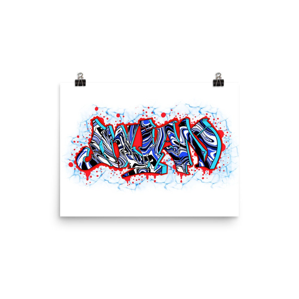 CUSTOM Graffiti Name Poster, Graffiti Wall Art, Graffiti Art Print ...