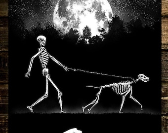 Dog and Human Art - Etsy UK