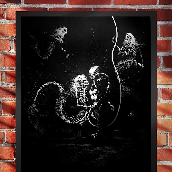 Siren Illustration - Etsy