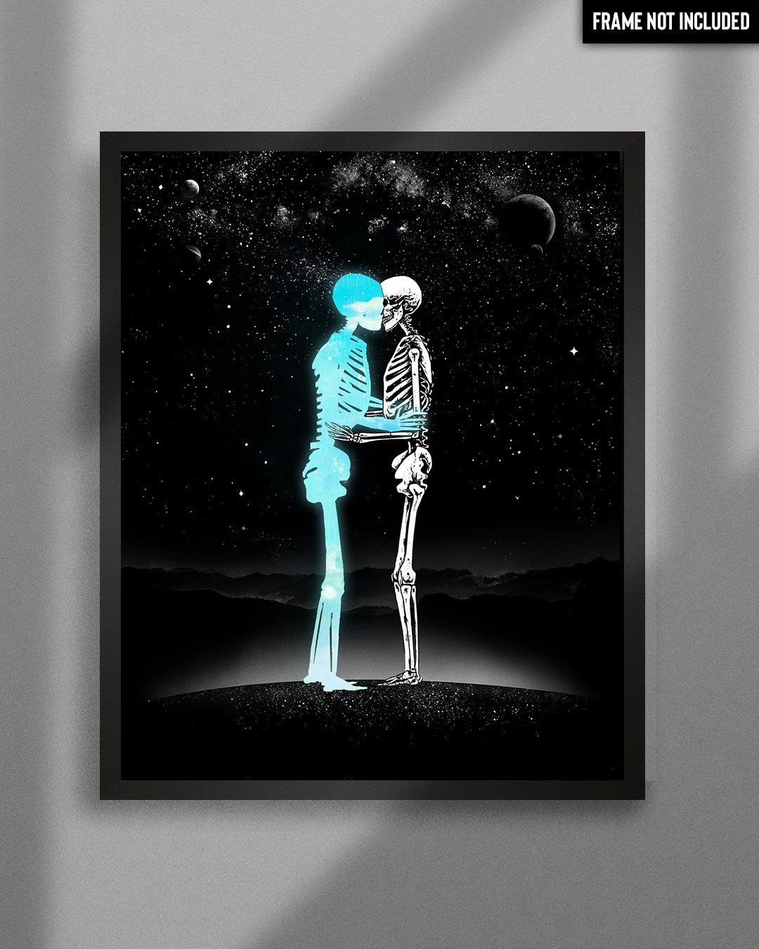 Renewal. Dark Romantic, Skeletons Kissing, Life and Death, Sky, Surreal ...