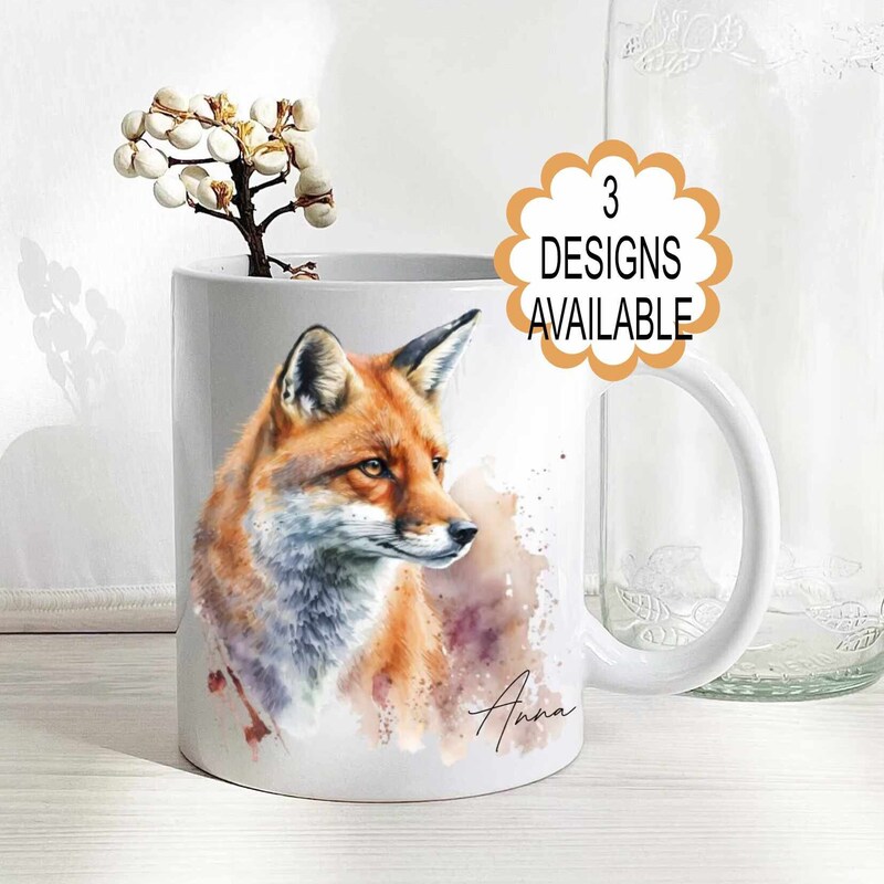 Fox Mug - Etsy