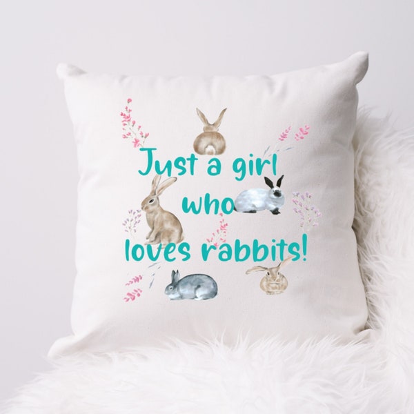 Rabbit Cushion - Etsy