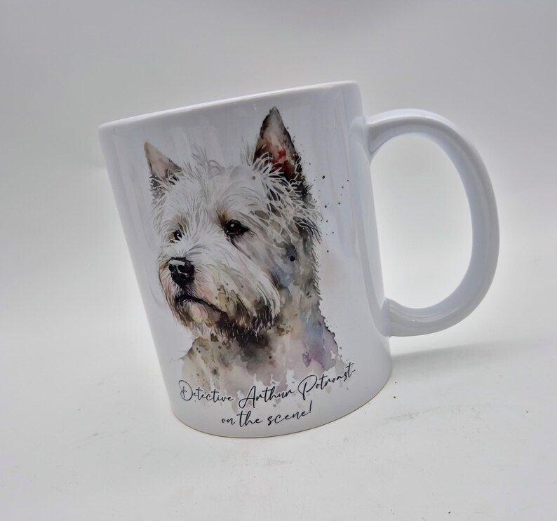 Personalised West Highland Terrier Mug & Coaster Set – Westie Dog Lover ...