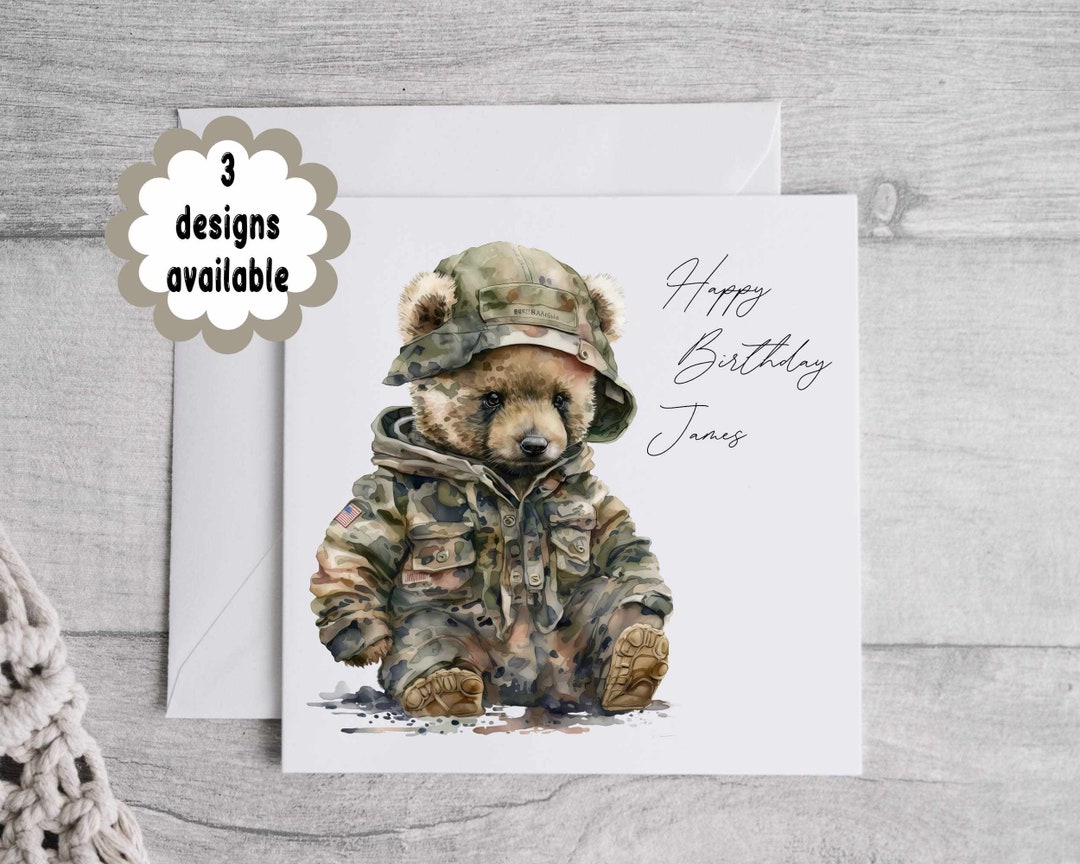 Army Passing Out Congratulations Card – Custom Soldier Graduation ...