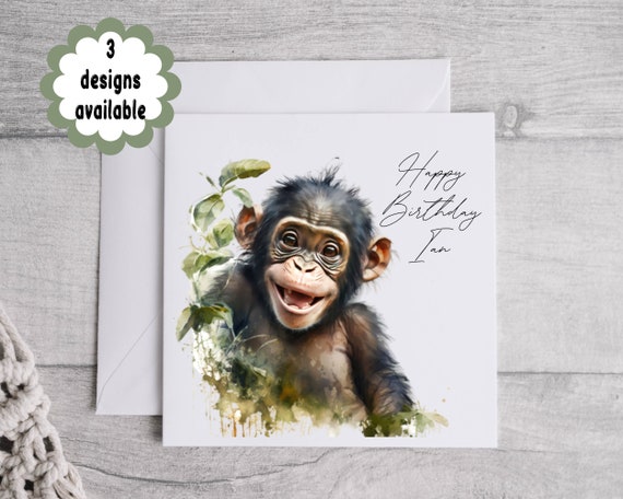 Monkey Birthday Card Sayings American Greetings Funny Monkey Birthday