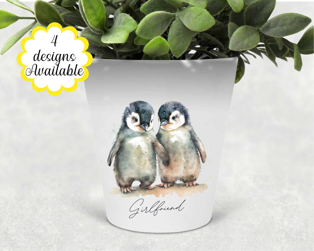 Penguin Plant Pot, Pen Pot / Makeup Brushes Holder - the Perfect Gift ...