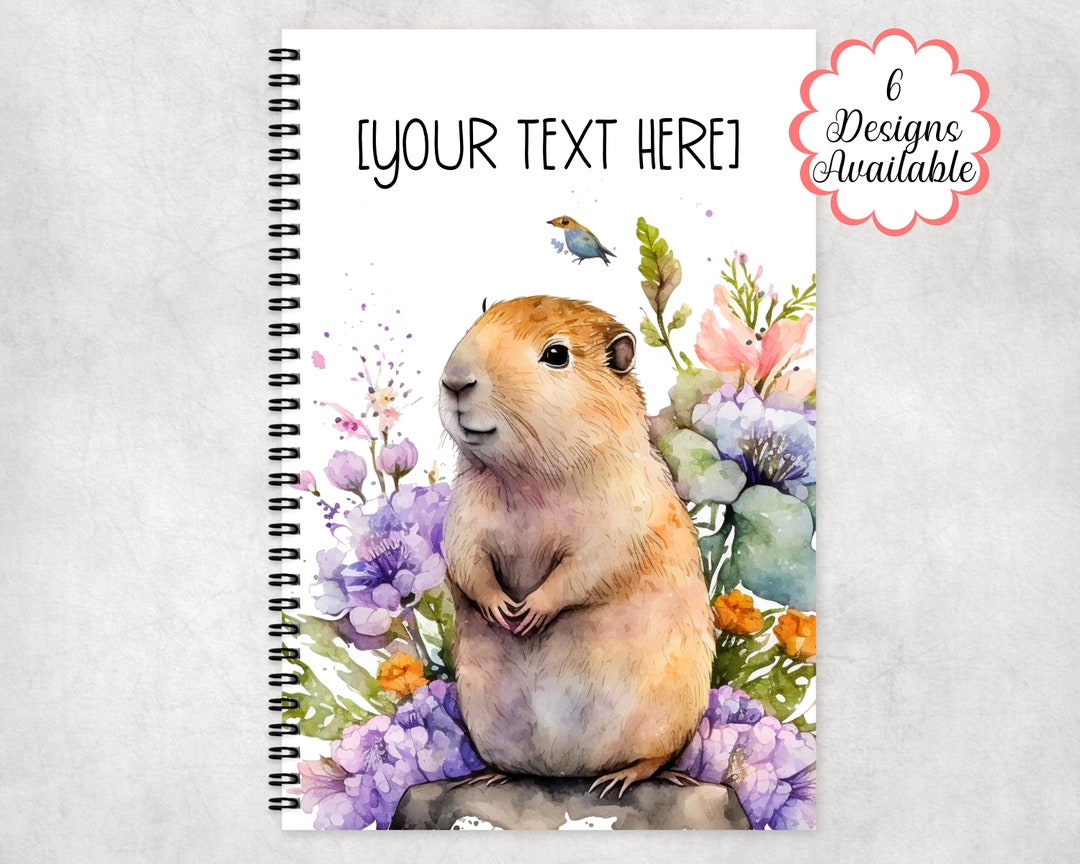Personalised Capybara Notebook/notepad, Gift for Capybara Lover ...