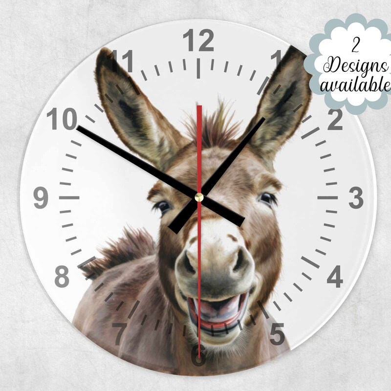 Watercolor Donkey - Etsy