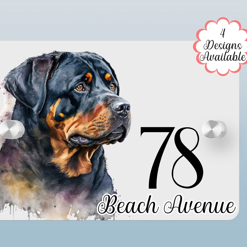 Rottweiler Sign - Etsy
