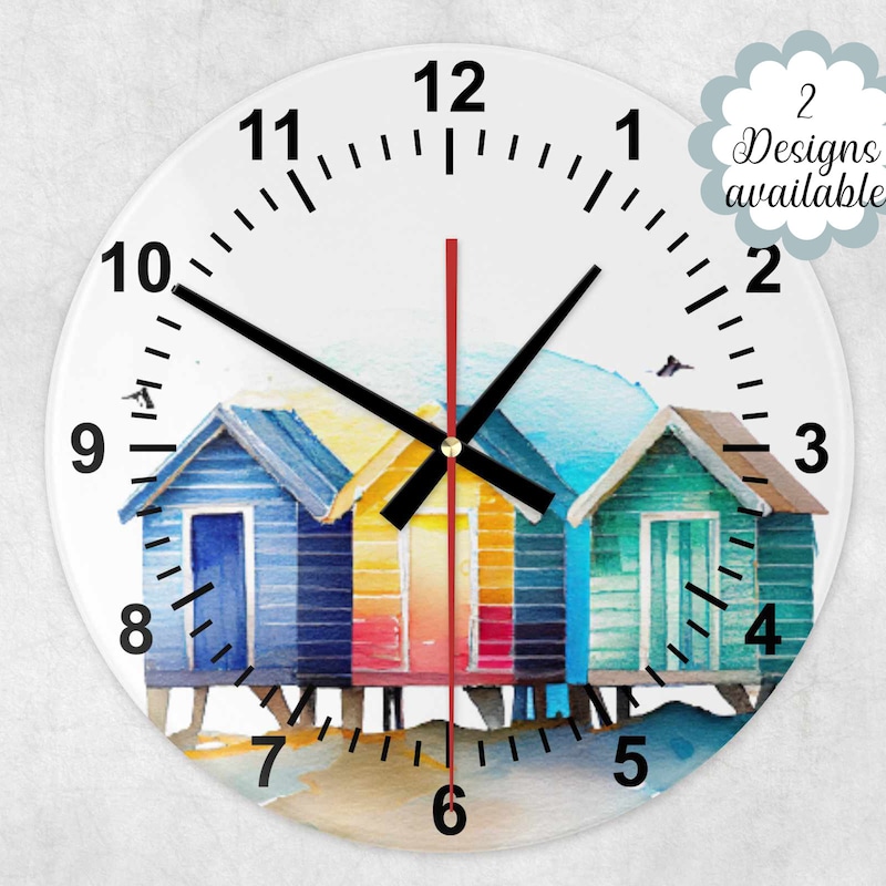 Beach Hut Wall Art - Etsy