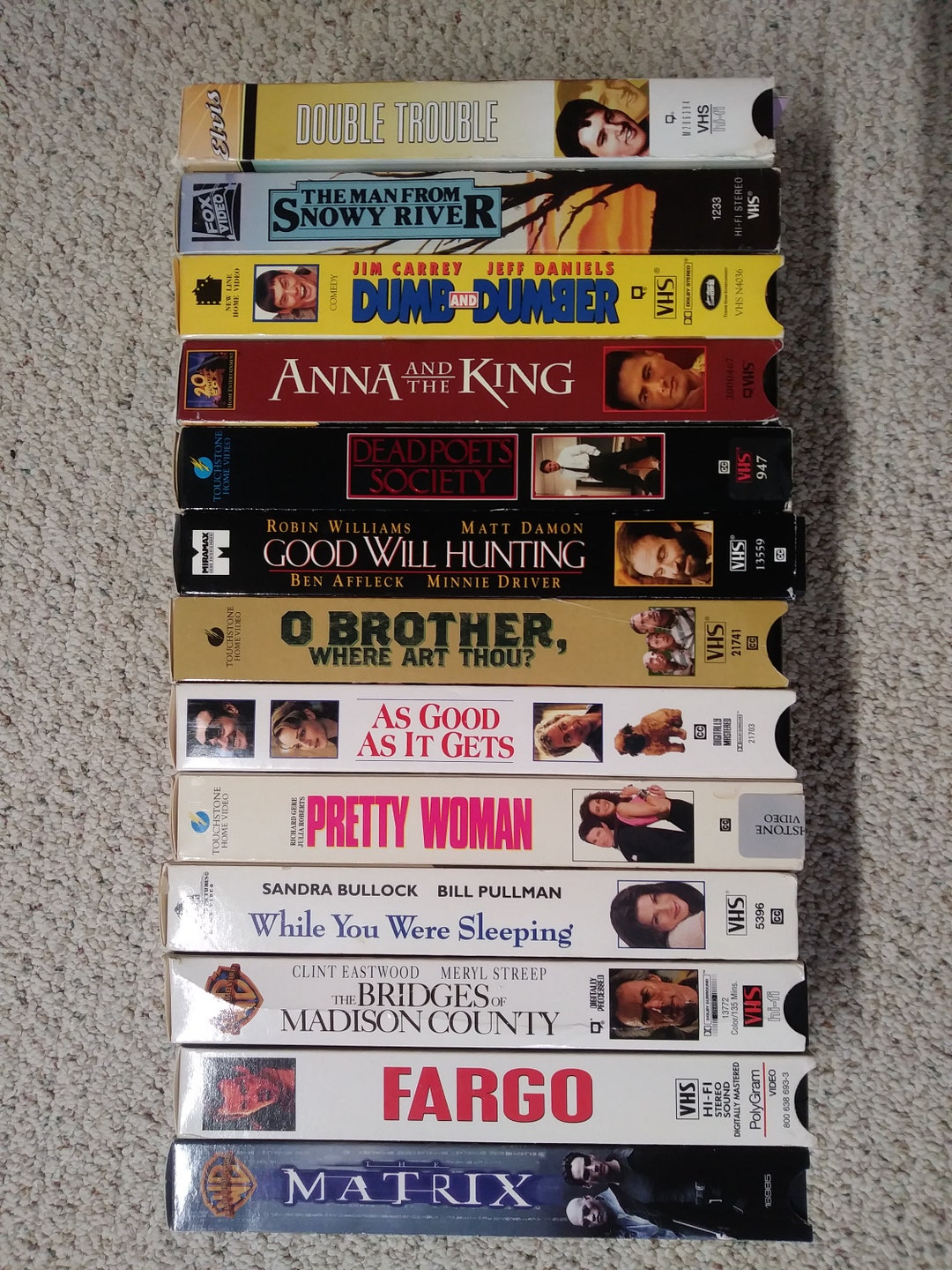 Vintage VHS Tape Collection Various Titles Lot of 13 - Etsy
