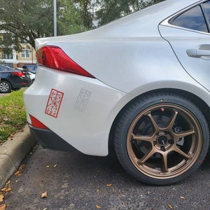 Reflective Anime Explosive Tags Paperbomb Decals STYLE 1 Oil Slick Opal ...