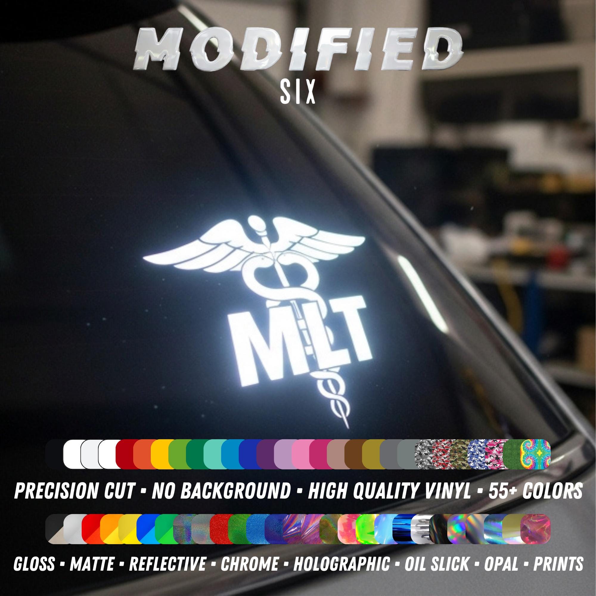 Custom MLT Decal | Medical Laboratory Technician Sticker | 55+ Colors ...