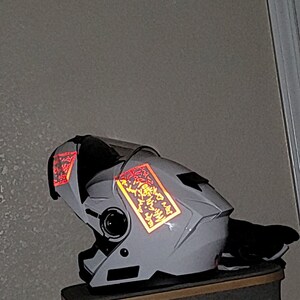 Reflective Anime Explosive Tags Paperbomb Decals Style 1 - Etsy