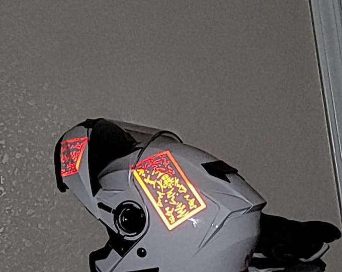 Reflective + Anime Explosive Tags Paperbomb Decals STYLE 1 Oil Slick ...