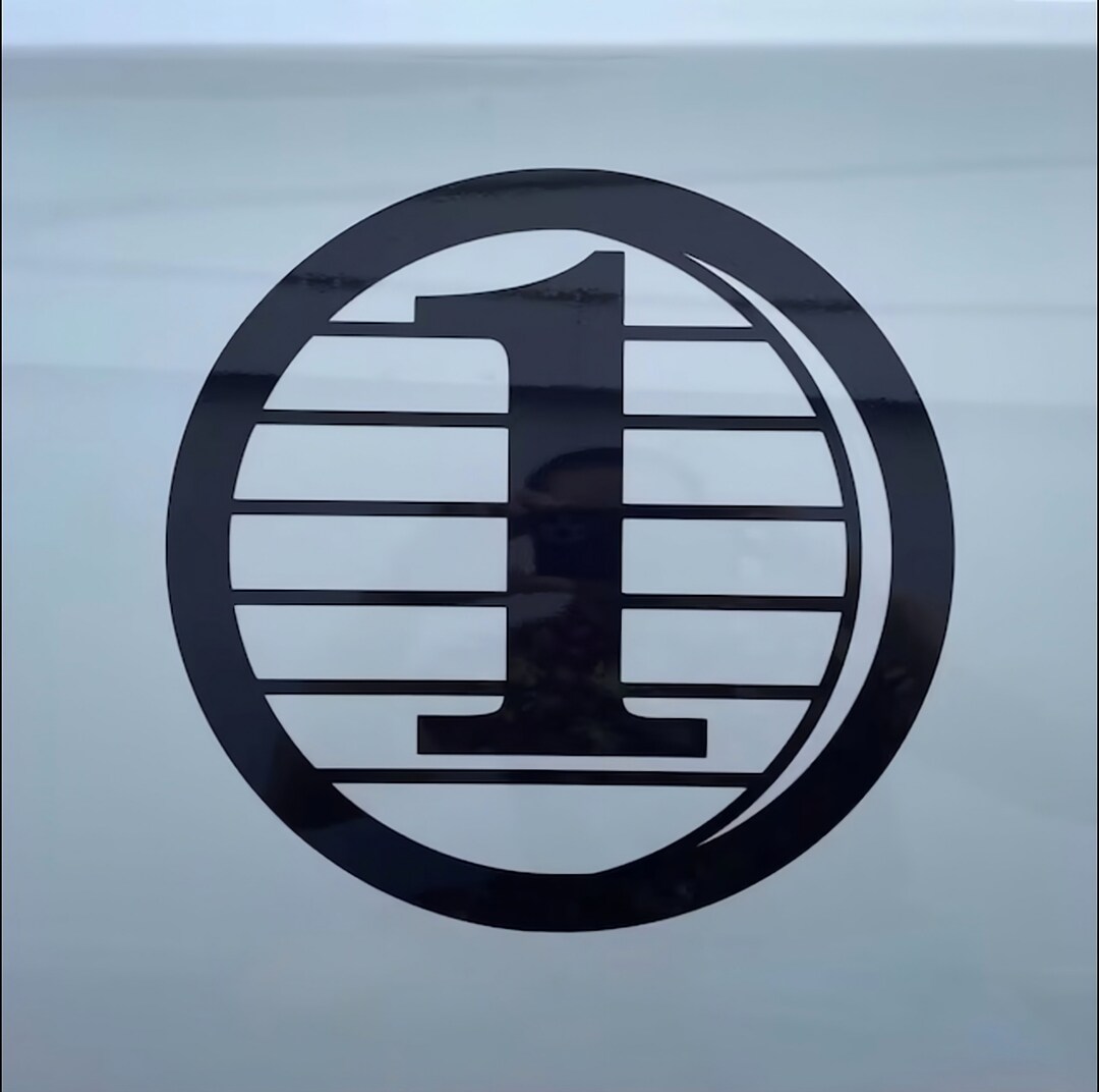 Thousand Sunny Docking System Numbers Vinyl Decal Sticker REFLECTIVE ...