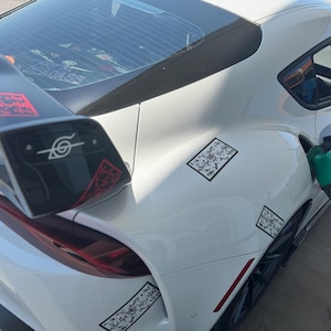 Reflective + Anime Explosive Tags Paperbomb Decals STYLE 1 Oil Slick ...