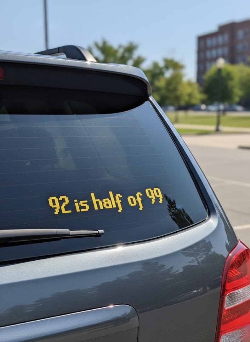 92 is Half of 99 OSRS Funny REFLECTIVE / Holographic Glitter / Oil ...