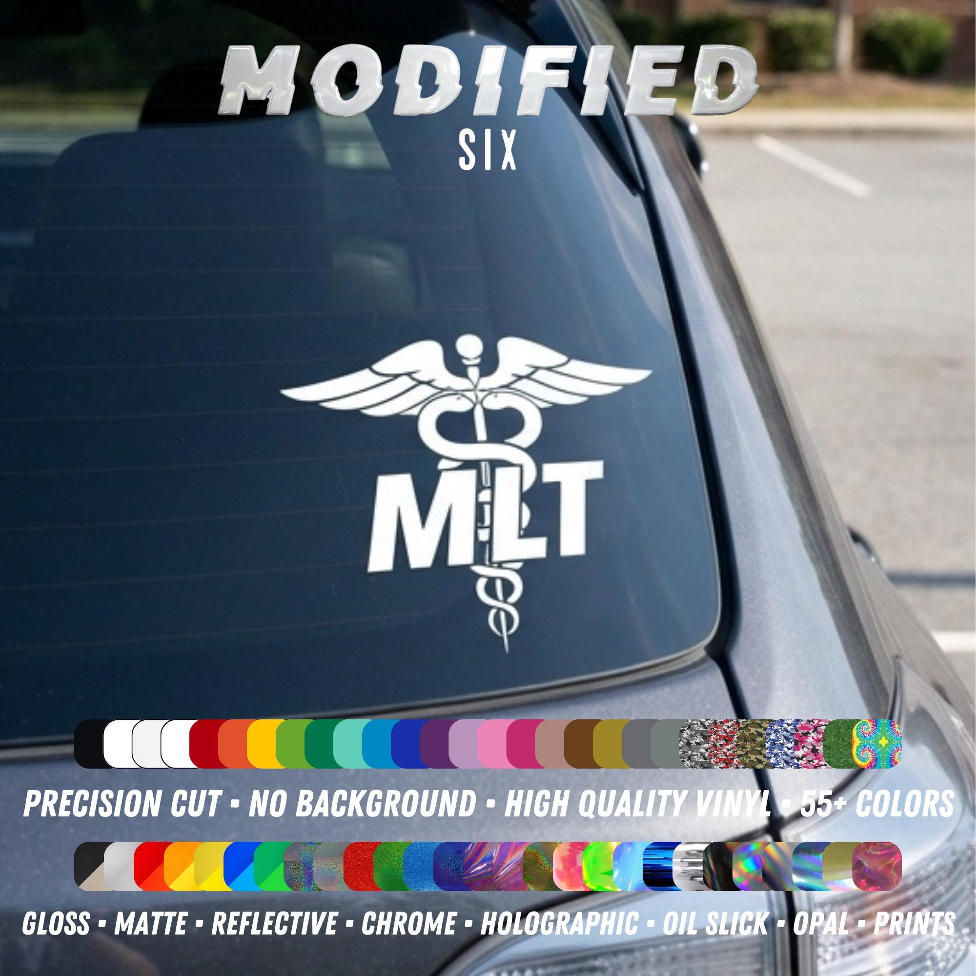 Custom MLT Decal | Medical Laboratory Technician Sticker | 55+ Colors ...