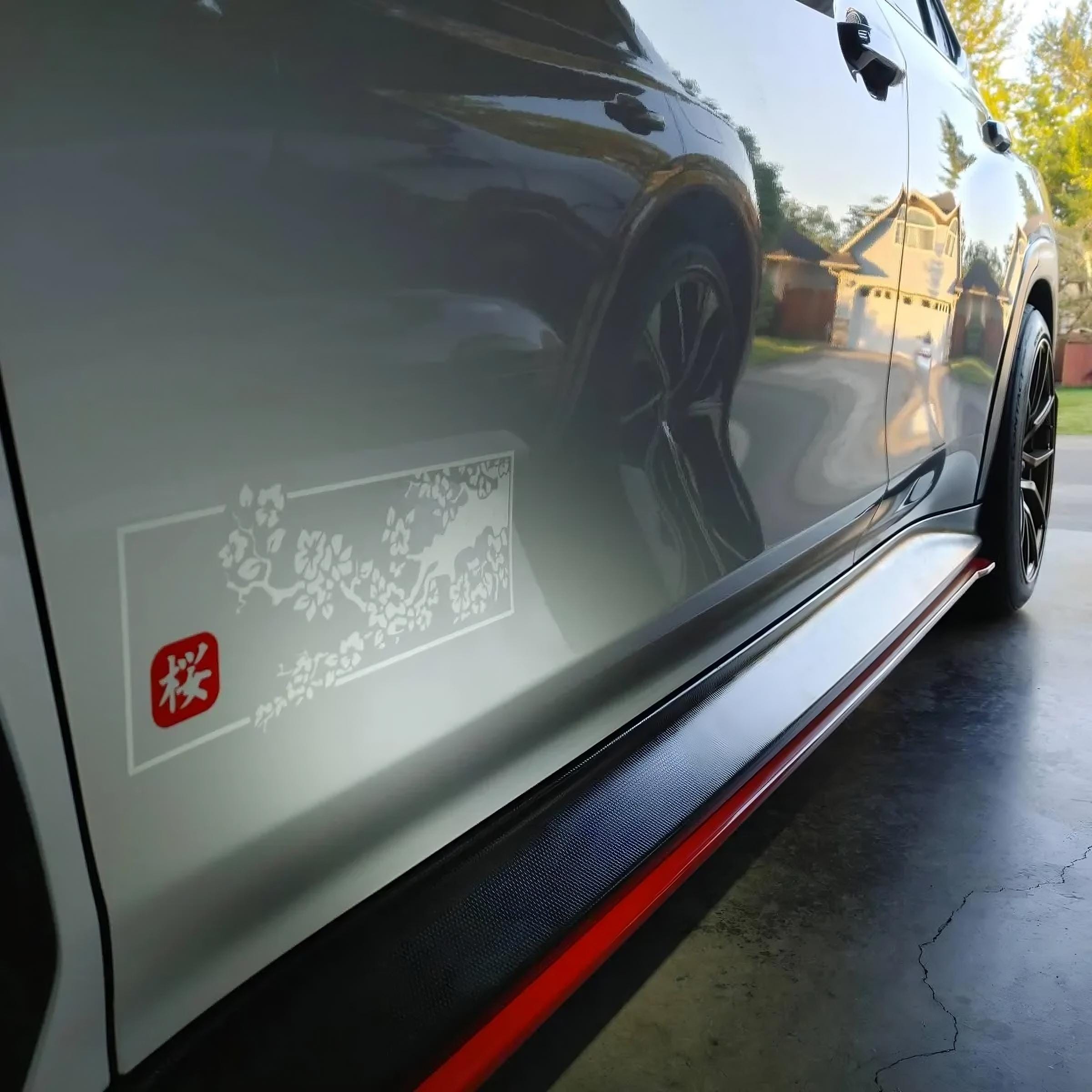 REFLECTIVE Cherry Blossom Sakura Tree Vinyl Decal Sticker for Cars ...