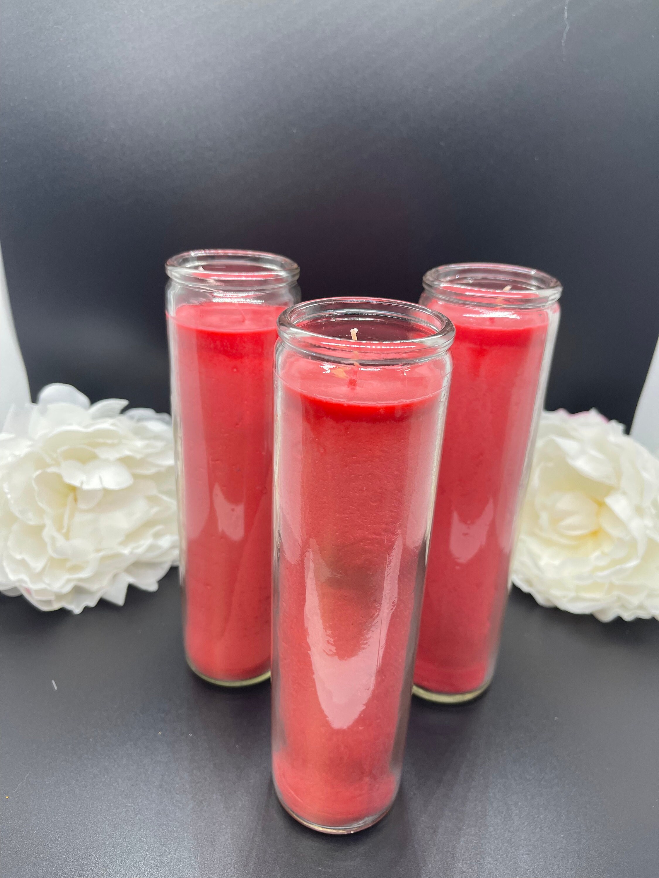 Altar 8 Inch Glass Jar Candles - Etsy