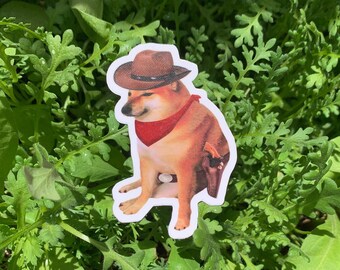 Cheems Dog Sticker - Etsy