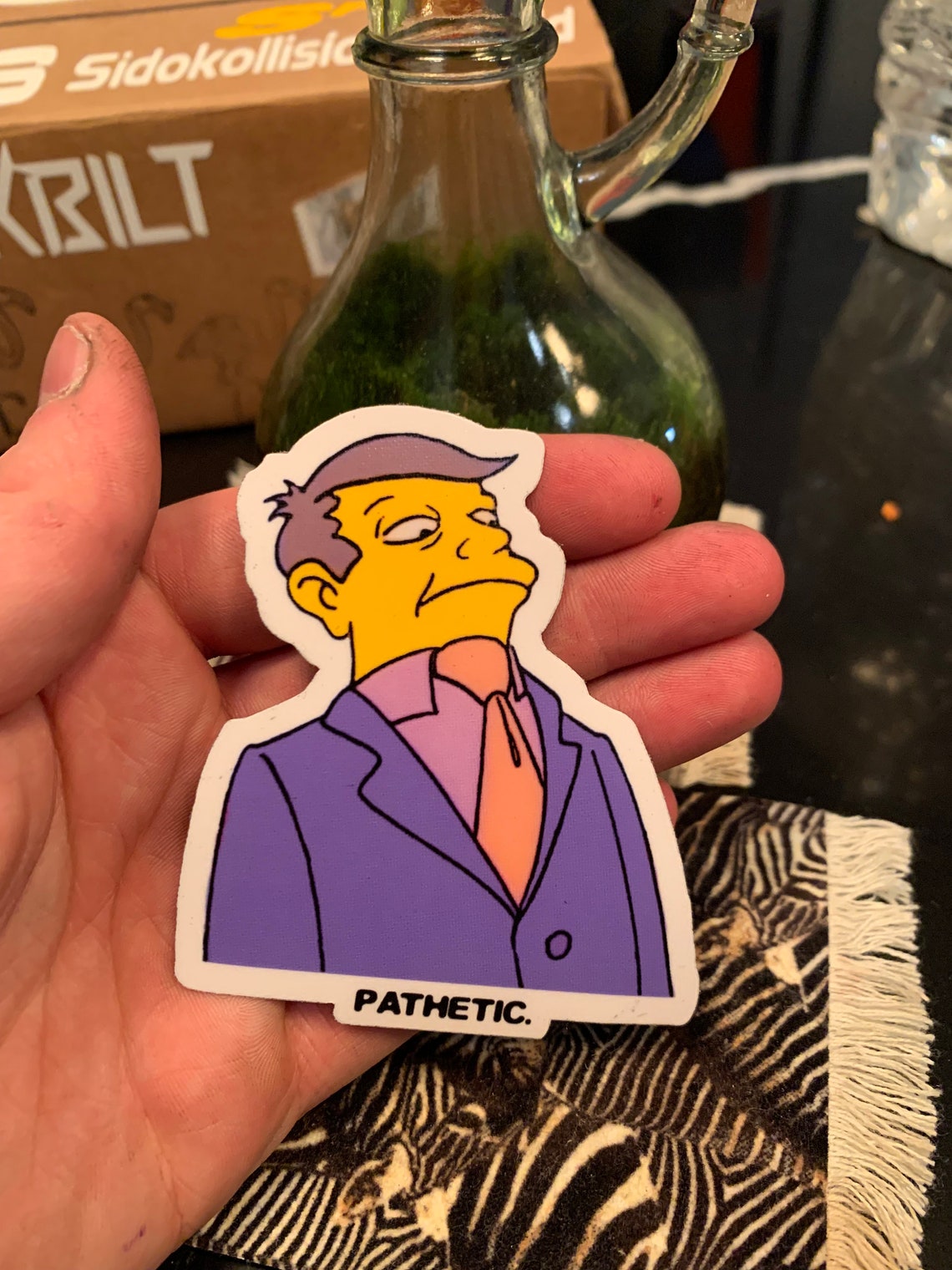 Principal Skinner Pathetic Meme Vinly Sticker 100% | Etsy