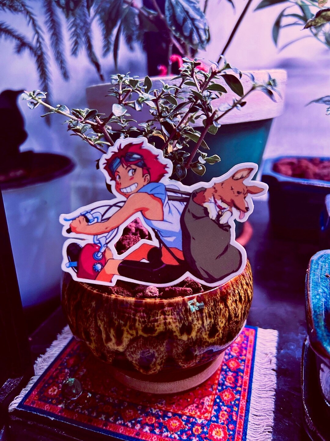 Ein and Edward Cowman Bebop Vinyl Sticker (100% Waterproof) - Etsy