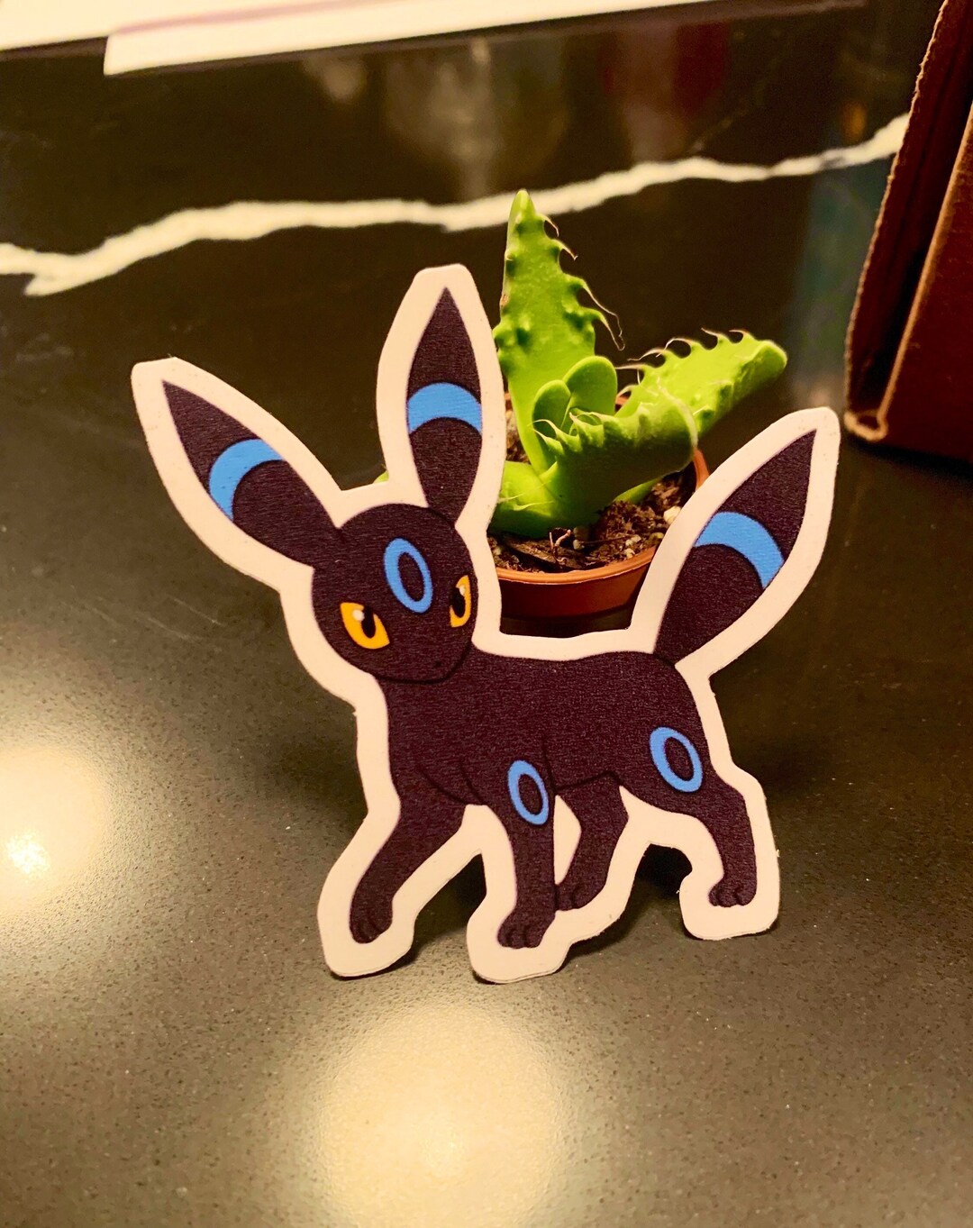 Shiny Umbreon Pokemon Vinyl Sticker gen I 100% Waterproof - Etsy