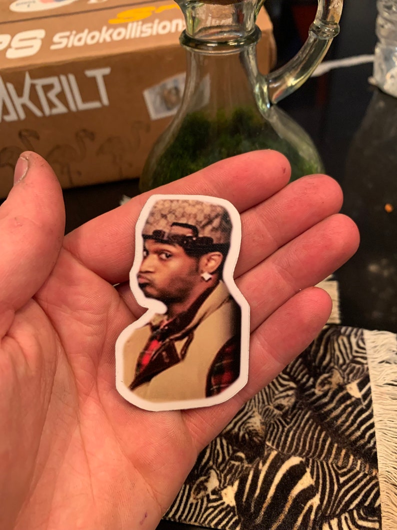 Conceited Reaction Rapper Meme Vinyl Sticker 100% Waterproof | Etsy