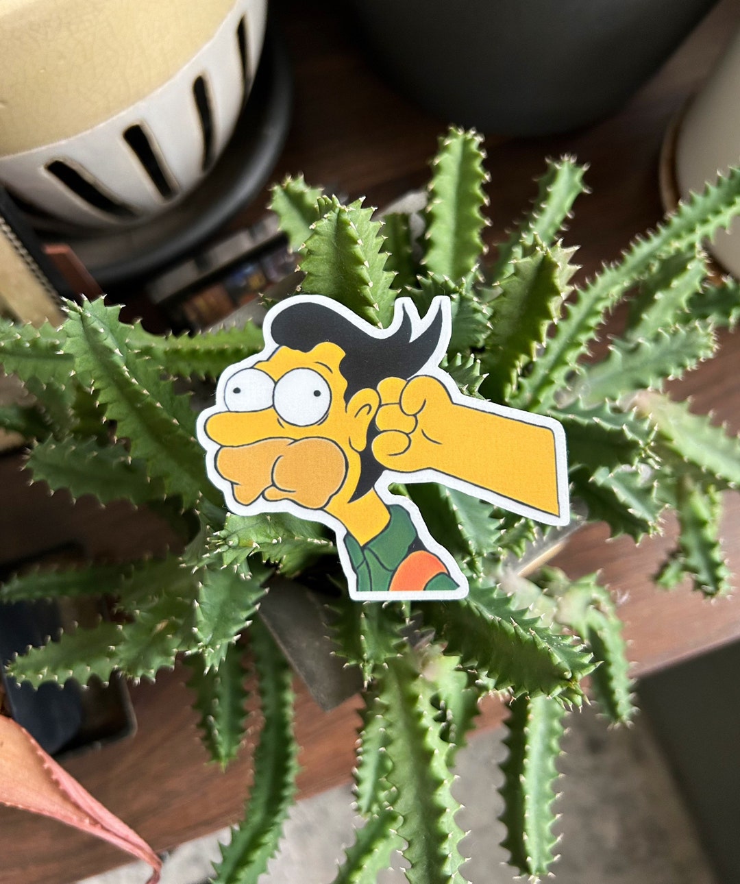 Punch Lenny Vinyl Meme Sticker 100% Waterproof - Etsy