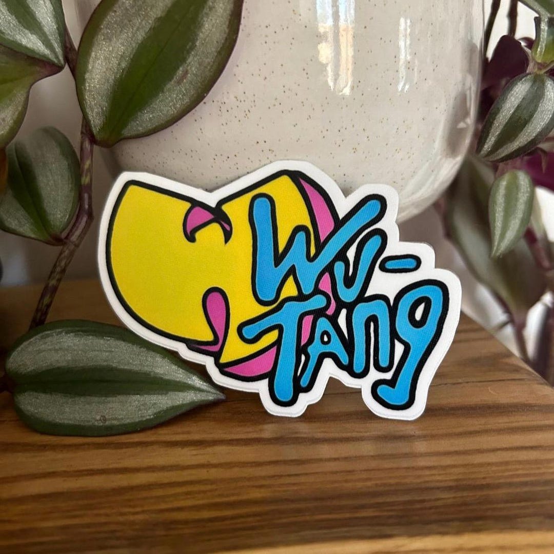Kung Fu Rap Clan Graffiti Vinyl Sticker (alternative Artwork) (100% ...