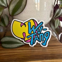 Wu-tang Clan Glossy Waterproof Vinyl Sticker Decal Logo 2.5"x2.25" Wu ...