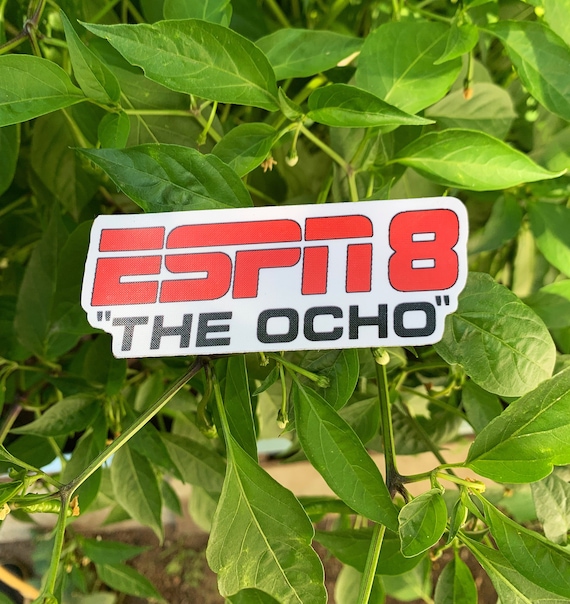 ESPN 8 the Ocho dodgeball Vinyl Sticker 100% Waterproof - Etsy