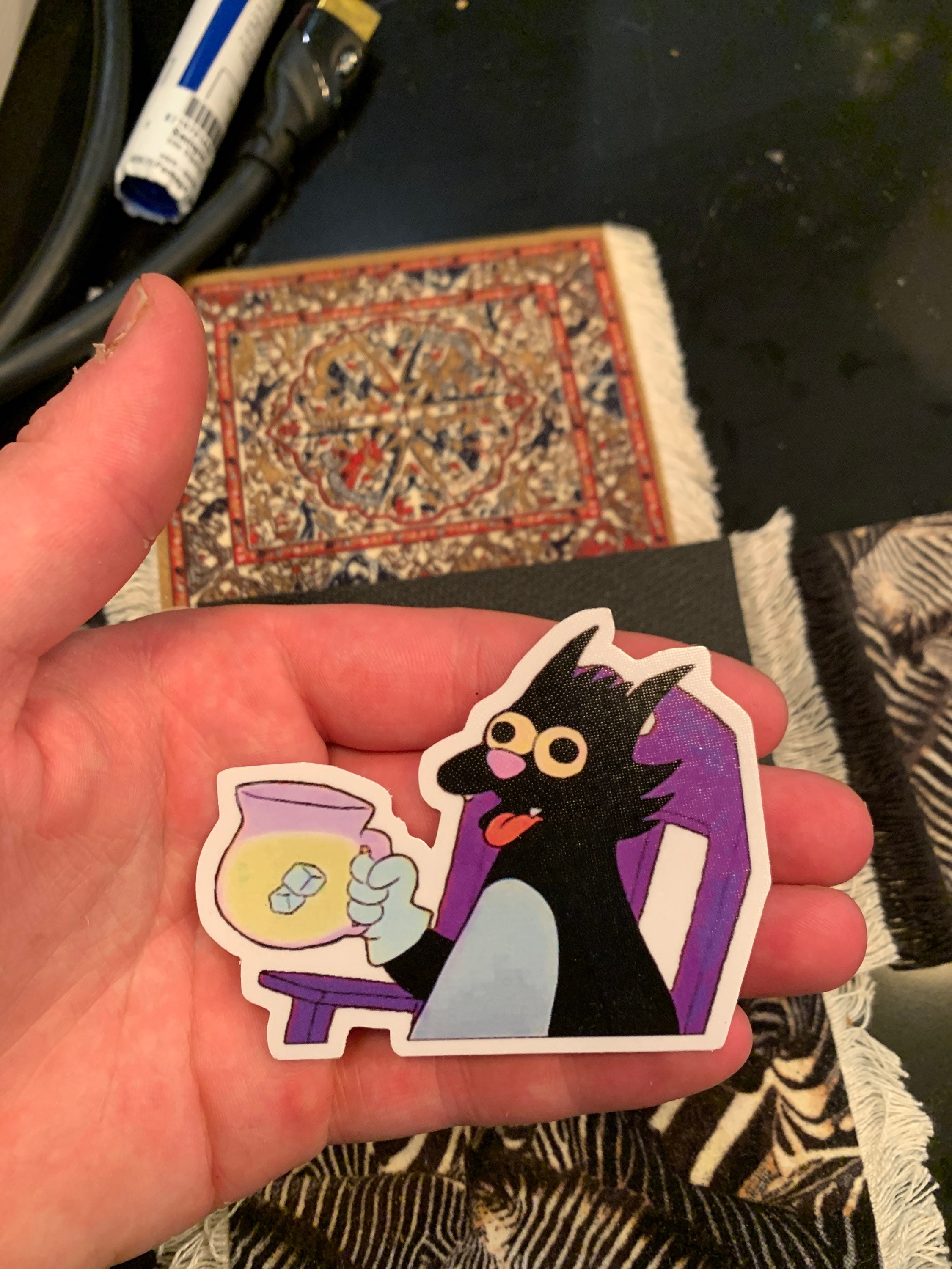 Lemonade Itchy & Scratchy Show Vinyl Sticker The Simpsons | Etsy