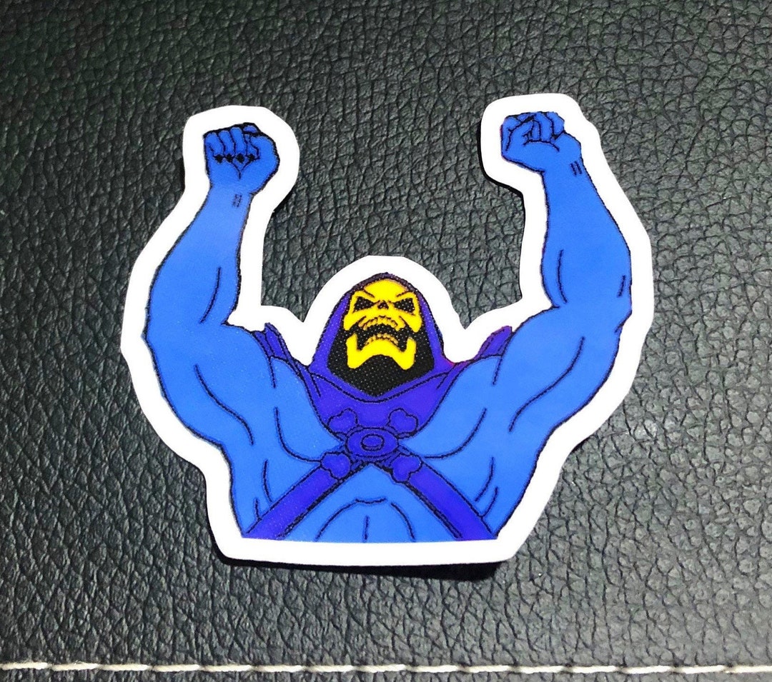 Skeletor Vinyl Sticker (100% Waterproof) - Etsy