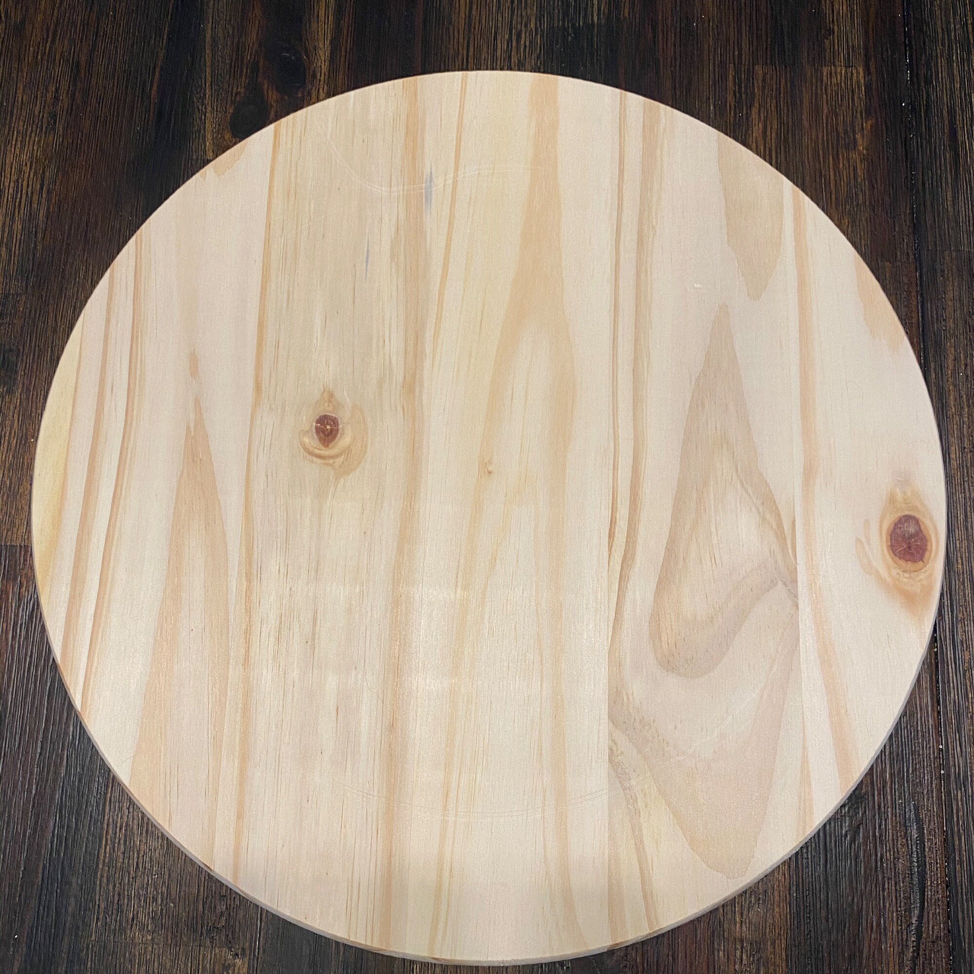 Wood Pine Rounds With Curved EdgesBlank Round SignsCustom | Etsy