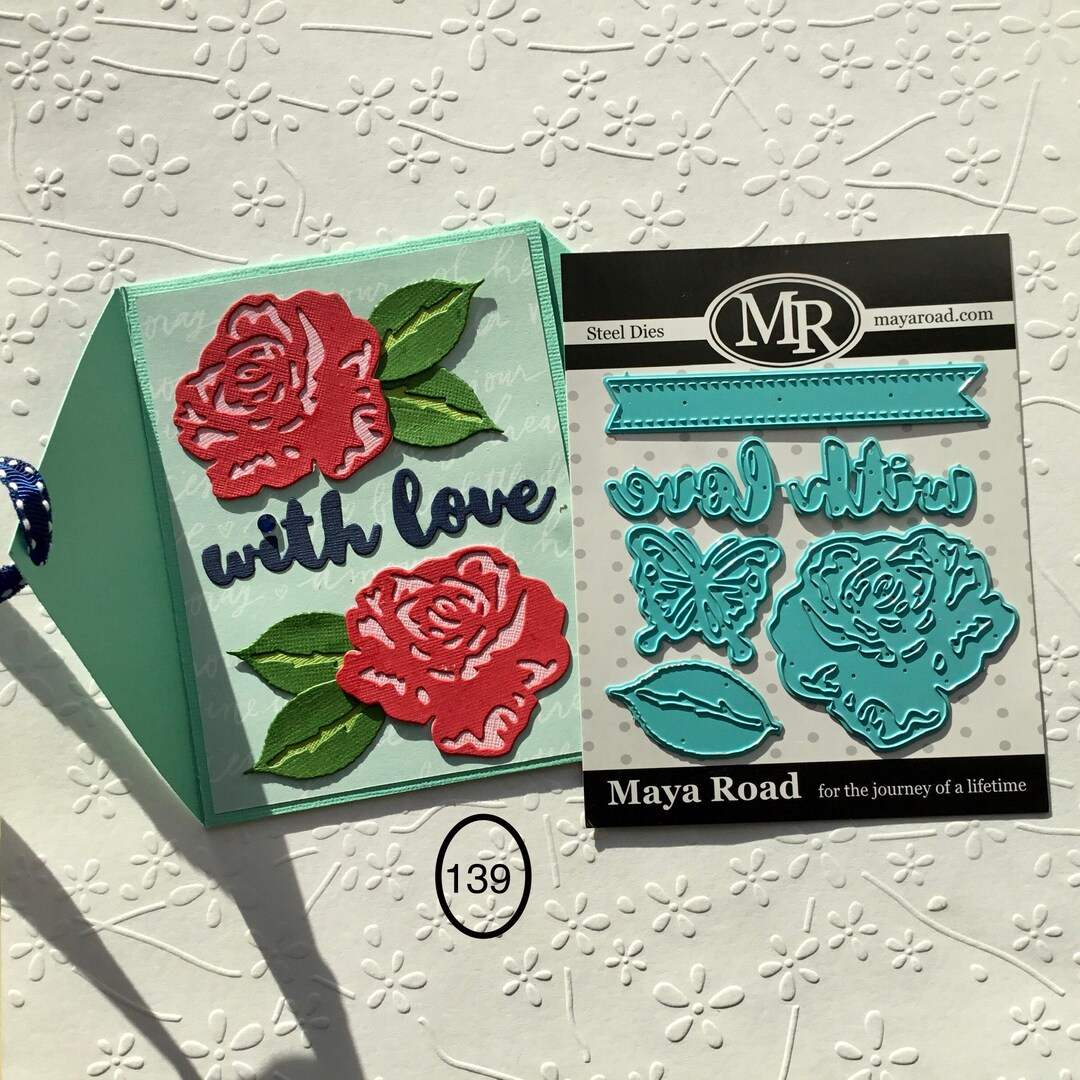 MAYA ROAD Steel Dies Set. "with Love Nature Die Bundle" DIE3382 - Etsy