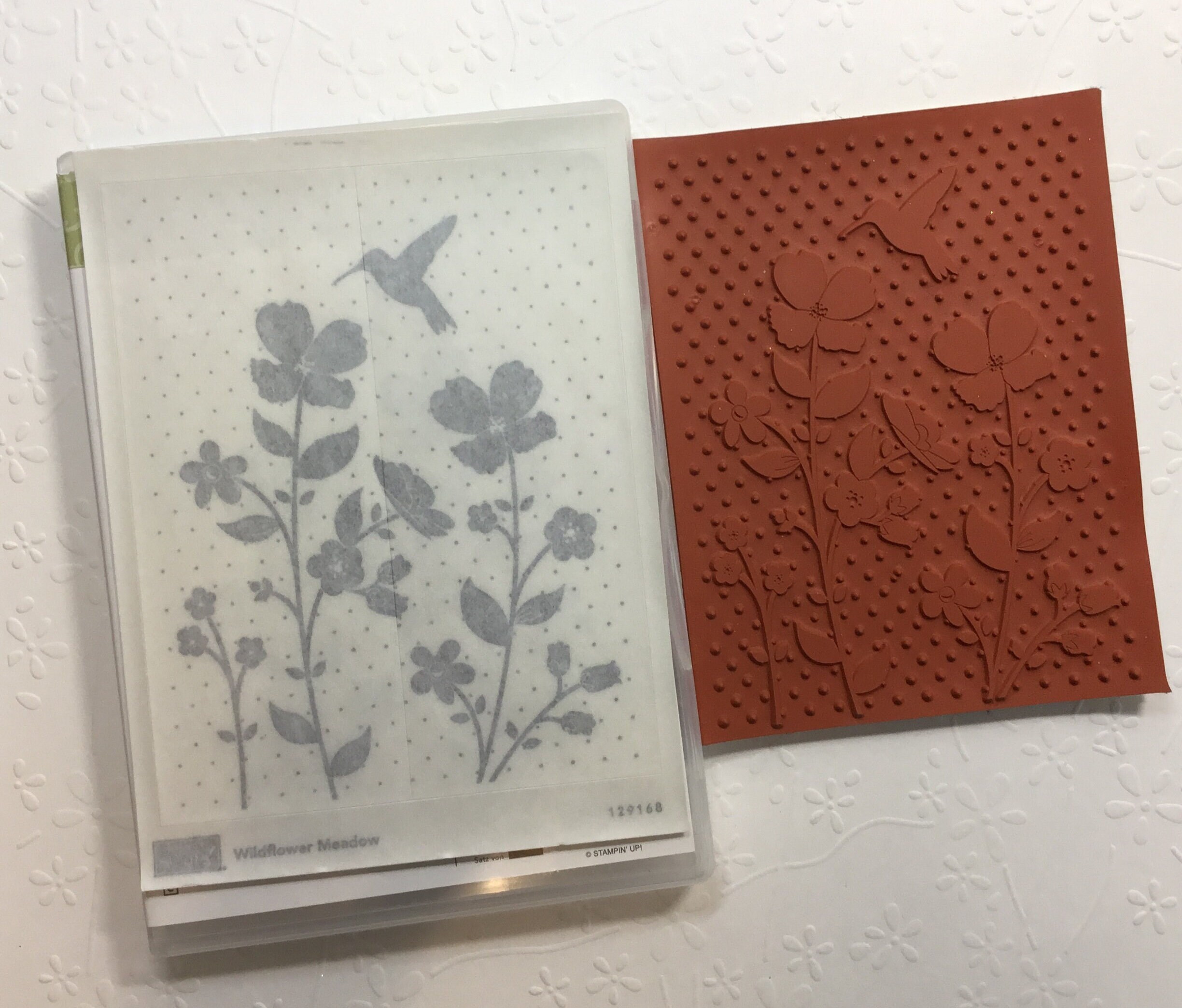 STAMPIN' UP WILDFLOWERS Meadow Rubber Stamp Mount Set. - Etsy