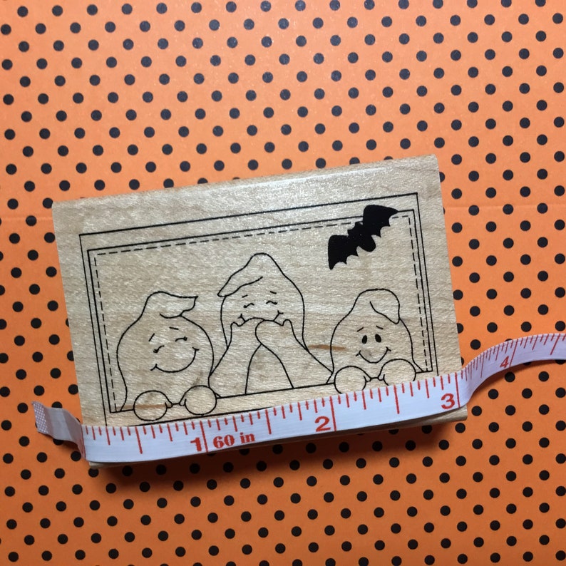 HALLOWEEN Rubber Stamp. GREAT IMPRESSIONS. Vicky Schreiner Designs E622 ...